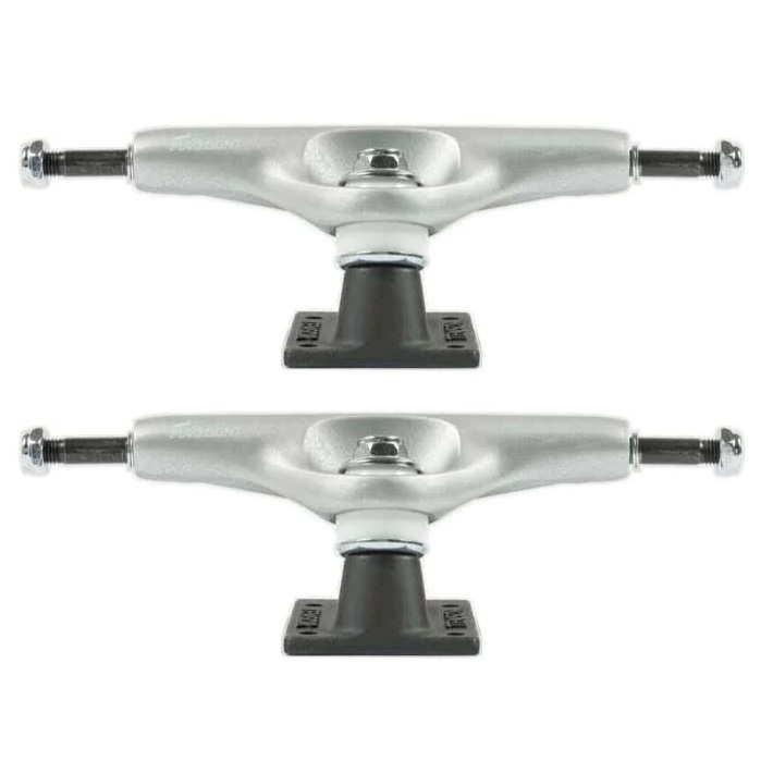 Tensor Mag Light Reflect Silver Black Set Of 2 Skateboard Trucks
