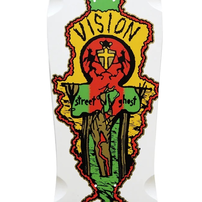 Vision Grigley I Reissue White Skateboard Deck