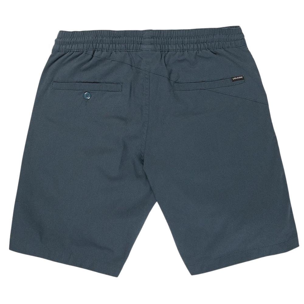 Volcom Frickin Elastic Waist Marina Blue 19" Shorts