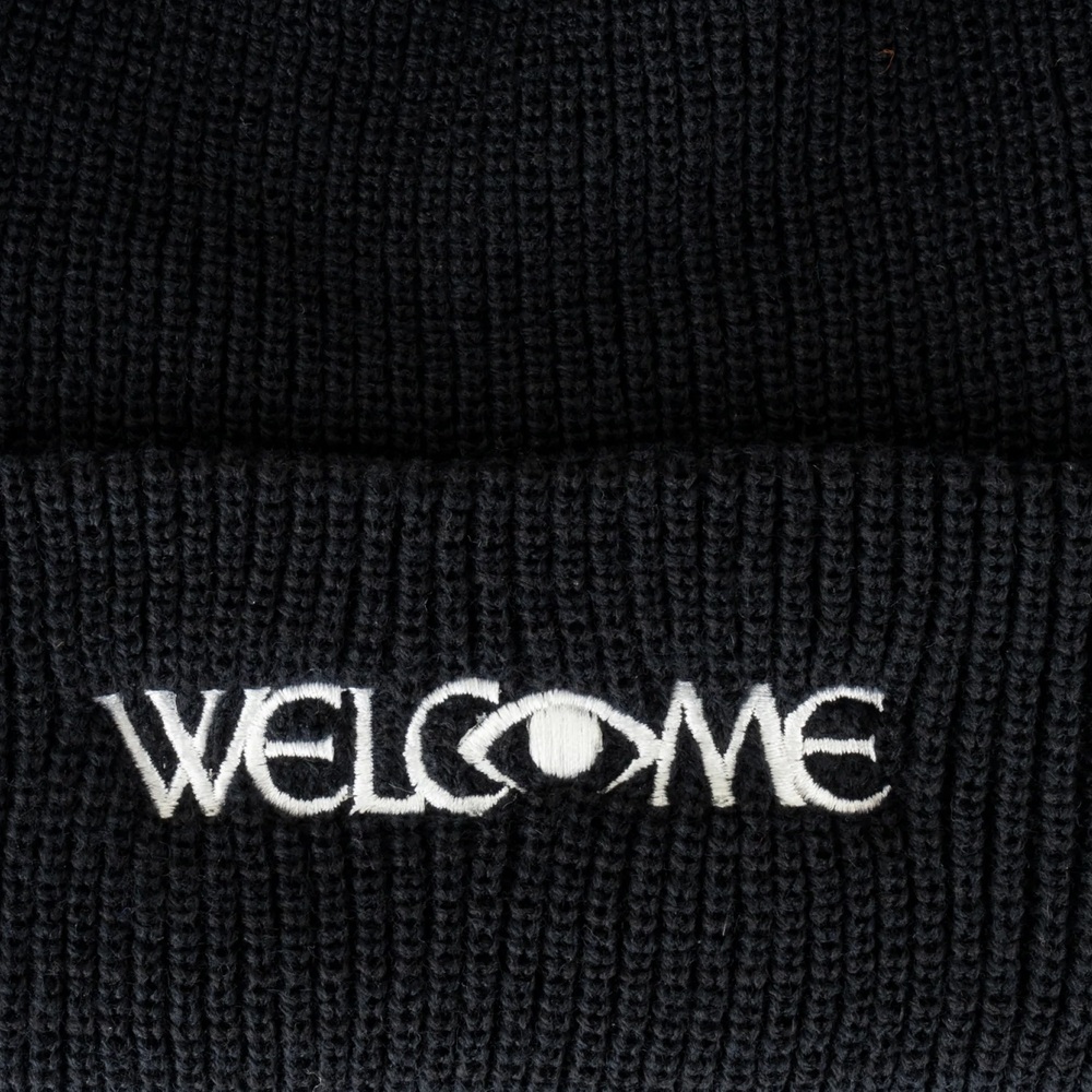 Welcome Skateboards Omniscient Black Beanie