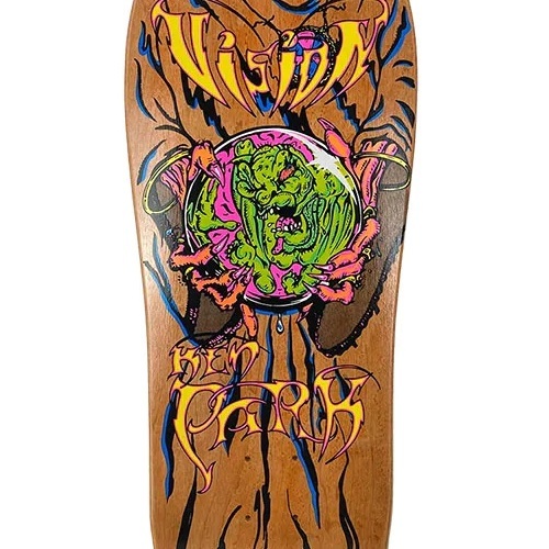 Vision Ken Park Crystal Ball Orange Skateboard Deck
