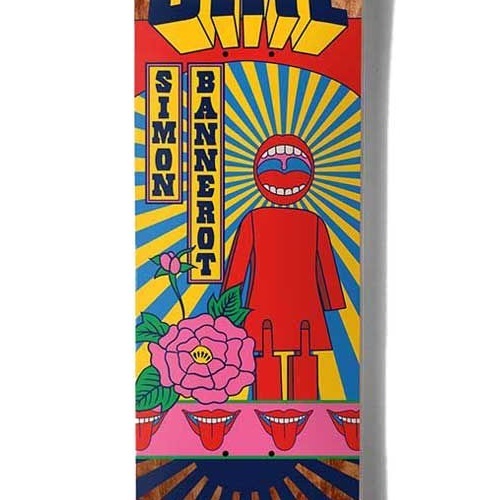 Girl Rising WR43 D2 Bannerot 8.5 Skateboard Deck