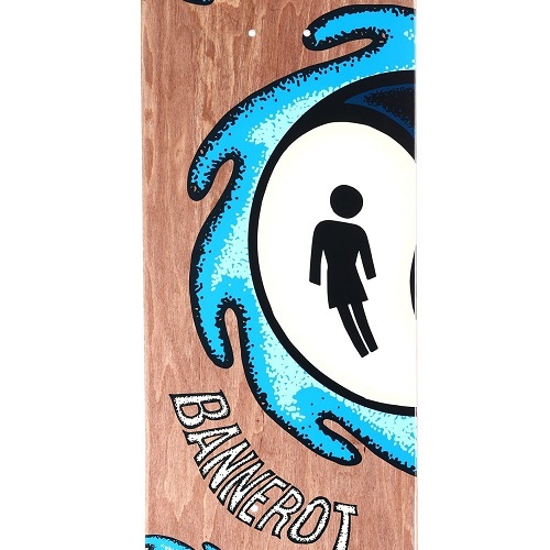 Girl Yin Yang Bannerot 8.25 Skateboard Deck