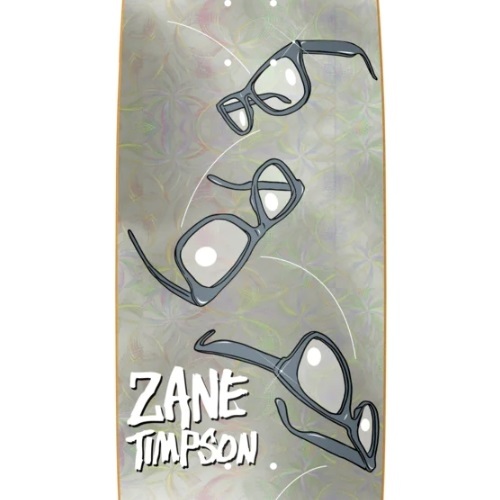 Heroin Zane Timpson Glasses Holo Foil 9.0 Skateboard Deck