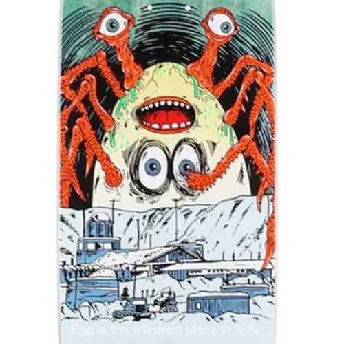 Heroin Space Egg 2 Green 9.4 Skateboard Deck