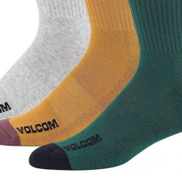 Volcom Full Stone Ranger Assorted 3 Pack Socks