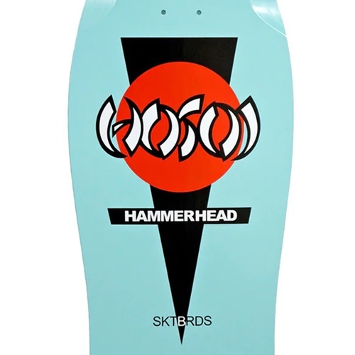 Hosoi OG Hammerhead Turqoise Reissue Skateboard Deck
