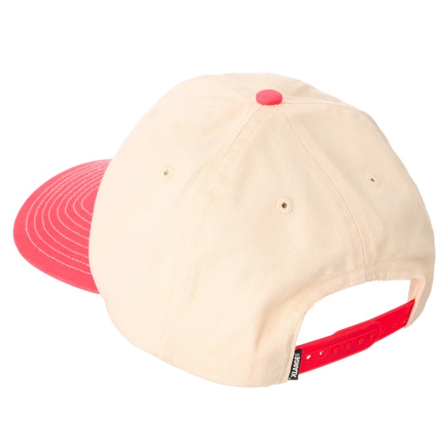 XLarge Apples Low Pro Washed White Red Hat
