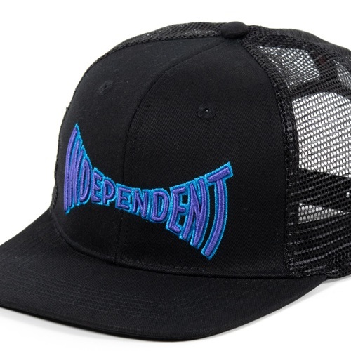 Independent Spanning Mesa Black Trucker Hat