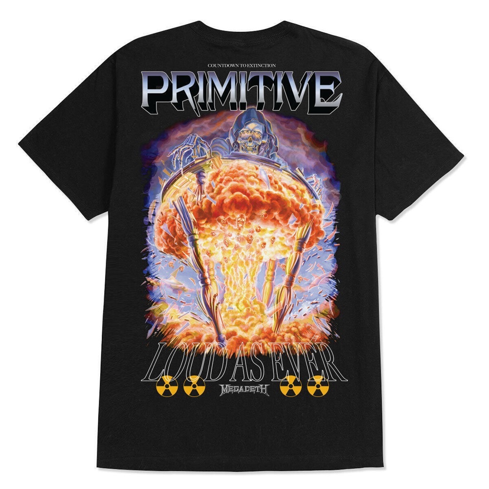 Primitive X Megadeth Time Black T-Shirt