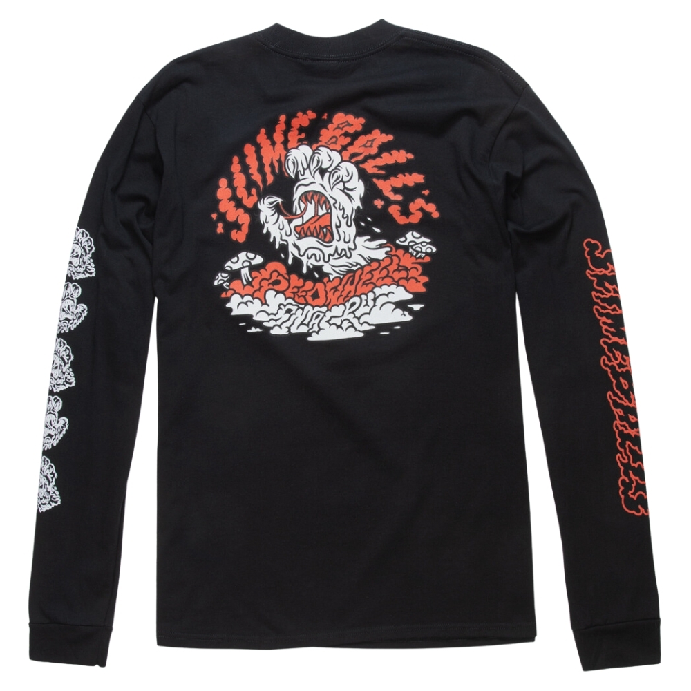 Slime Balls Toxic Trip Black Long Sleeve Shirt