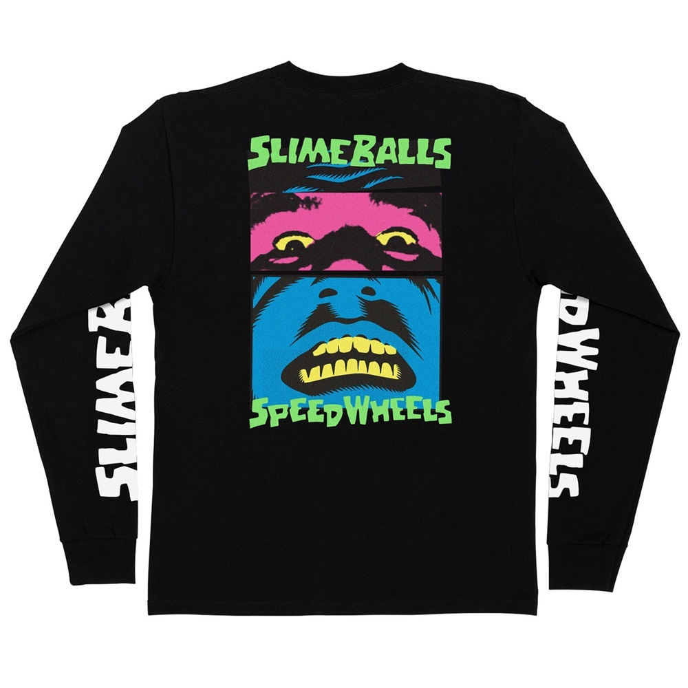 Slime Balls Speed Freak Black Long Sleeve Shirt