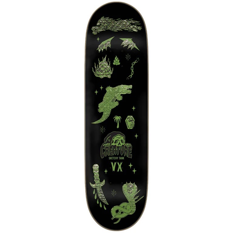 Creature Provost Creature Trippy Tanks VX 8.8 Skateboard Deck