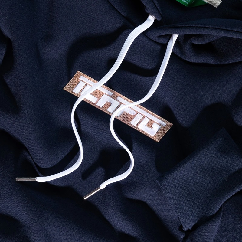 Ichpig Strike Anorak Navy Camel Hoodie