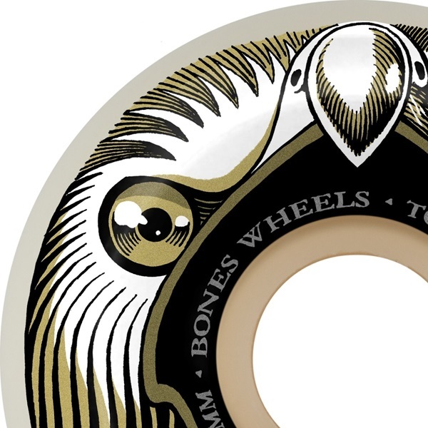 Bones X-Formula Hawk Beak & Destroy Side Cut V5 99A 60mm Skateboard Wheels