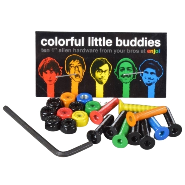 Enjoi Little Buddies Allen Key 7/8 Inch Skateboard Hardware