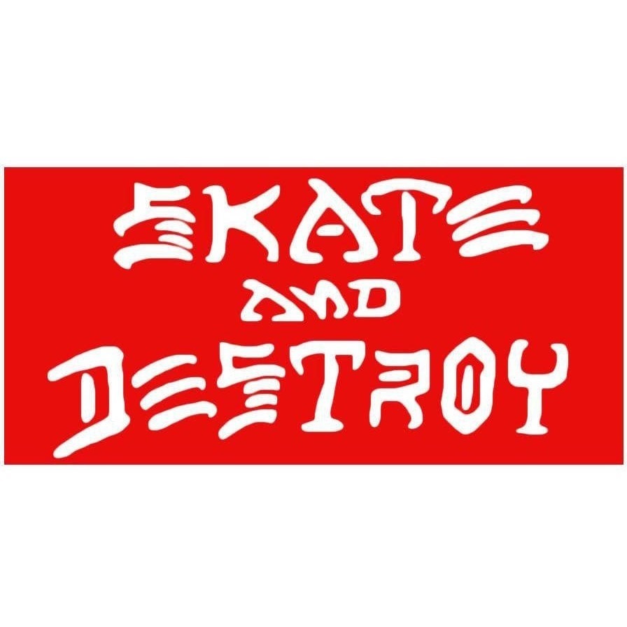 Thrasher Skate & Destroy Small Sticker