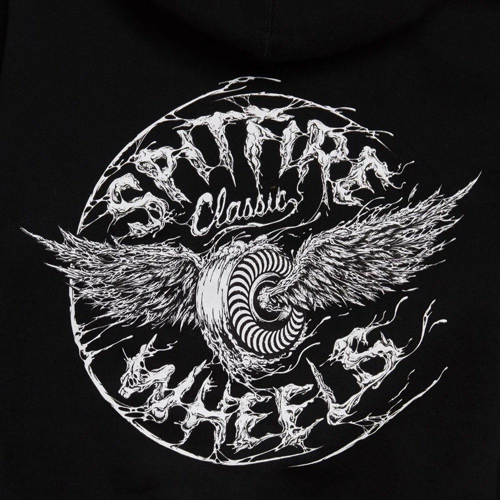 Spitfire Decay Flying Classic Black Hoodie