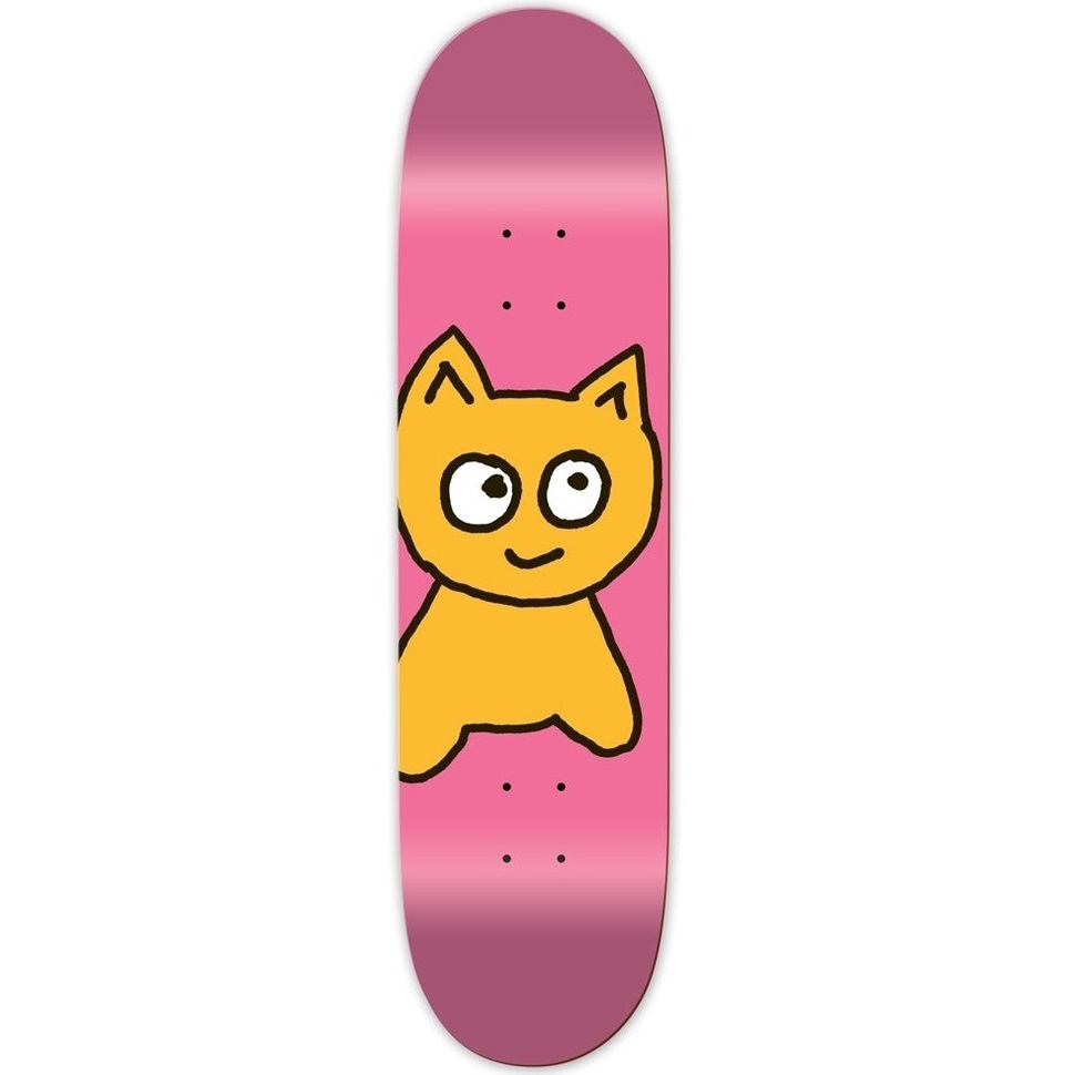 Meow Big Cat Pink 7.25 Skateboard Deck