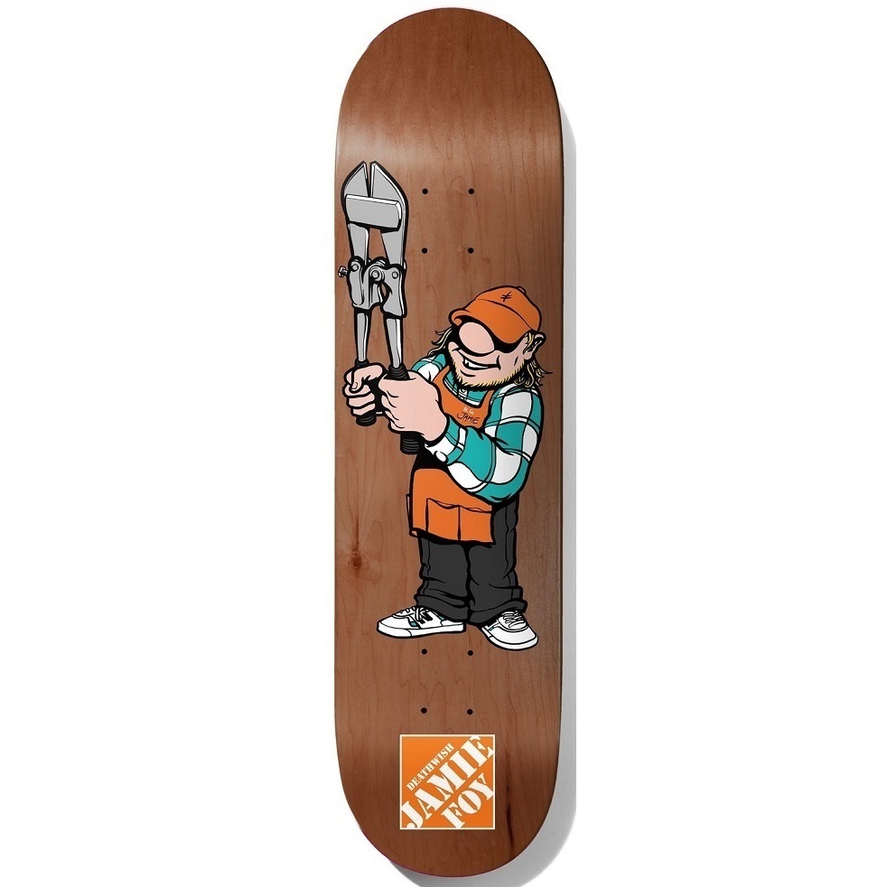 Deathwish Jamie Foy Tool Man 8.125 Skateboard Deck
