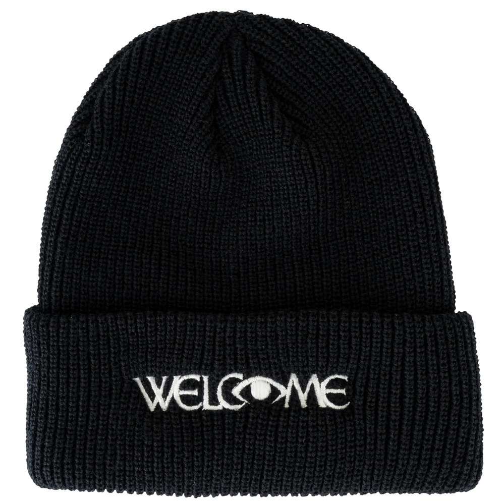 Welcome Skateboards Omniscient Black Beanie
