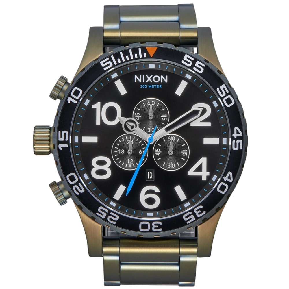 Nixon 51-30 Chrono V1 Black Sunray Surplus Watch