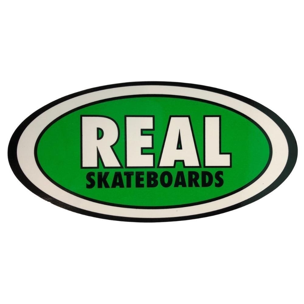Real Oval Classic Medium Skateboard Sticker