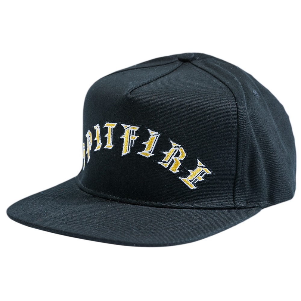 Spitfire Old E Arch Black Gold Hat Cap