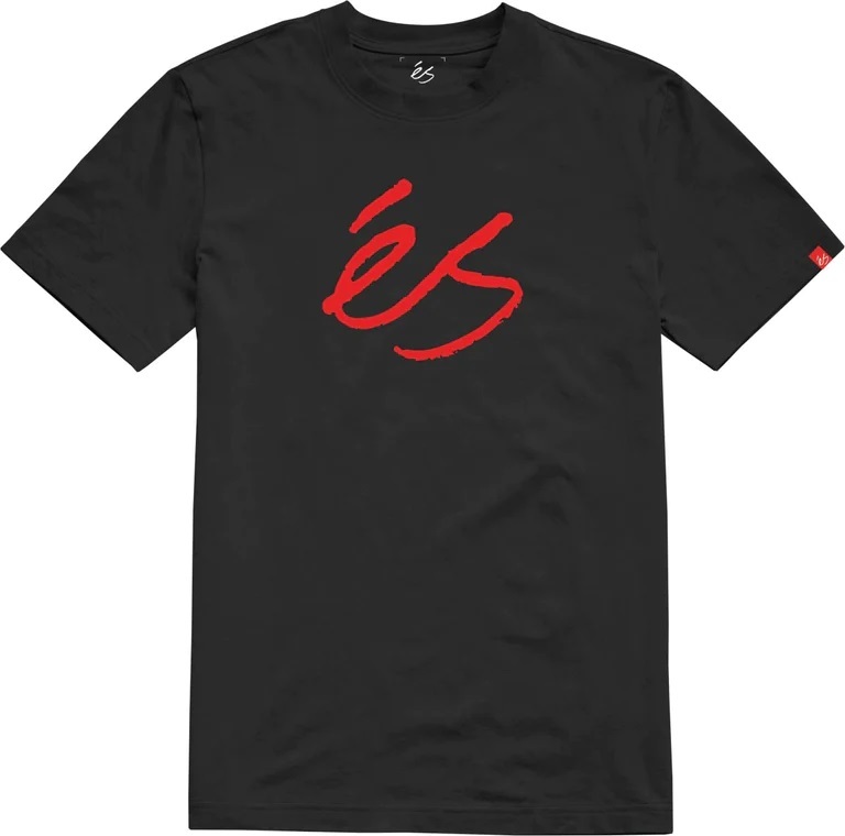 ES Script Mid Black T-Shirt