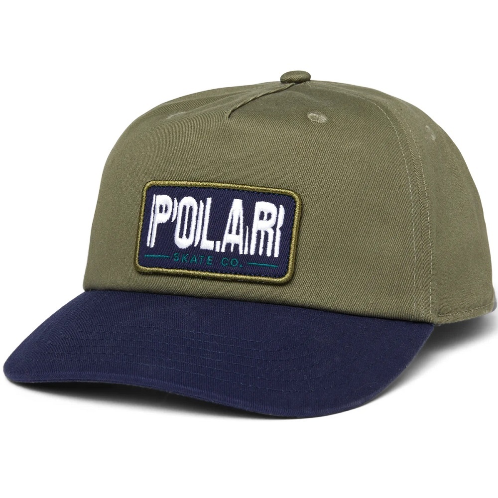 Polar Skate Co Earthquake Patch Uniform Green Hat