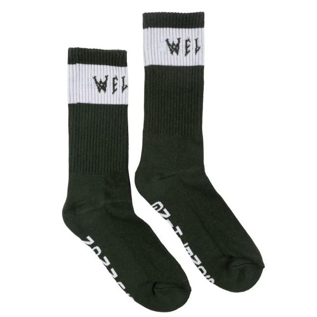 Welcome Skateboards Summon Forest White Socks