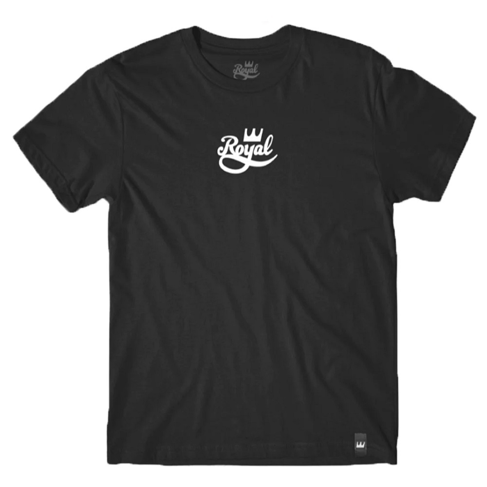 Royal Evolved Classic Script Black T-Shirt