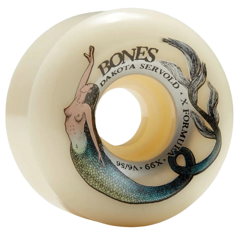 Bones X-Formula Servold Mermaid Wide Cut V6 99A 54mm Skateboard Wheels