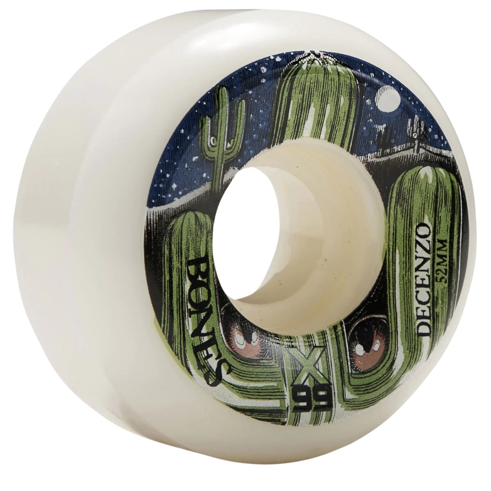 Bones X-Formula Decenzo Cat Eye Cacti Side Cut V5 99A 52mm Skateboard ...
