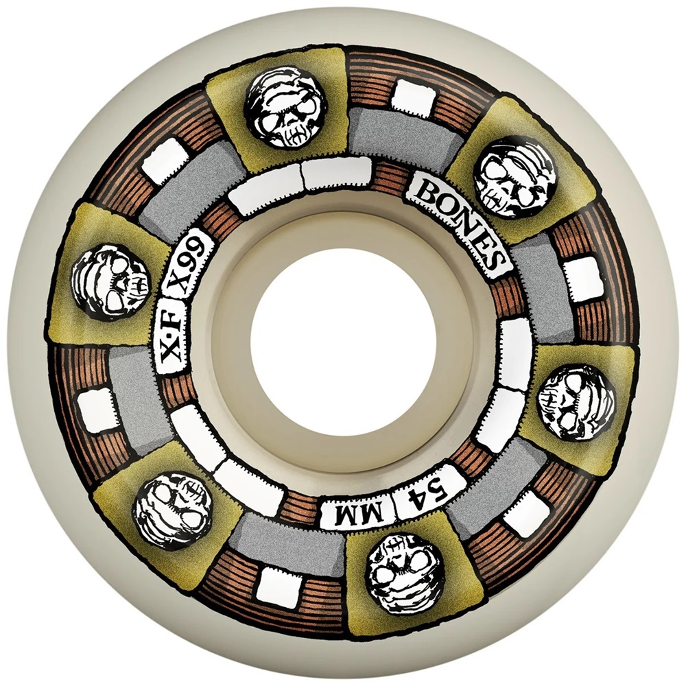 Bones X-Formula Timeless Machine Side Cut V5 99A 58mm Skateboard Wheels