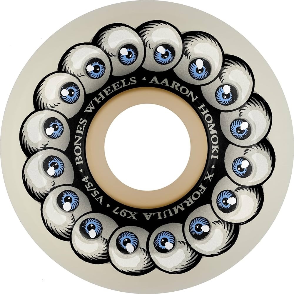 Bones X-Formula Homoki Vision Quest Side Cut V5 97A 54mm Skateboard Wheels