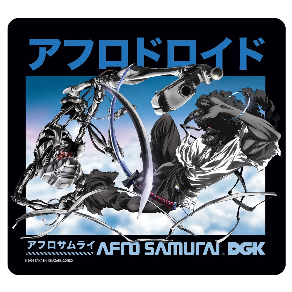 Dgk Afro Samurai V Droid Skateboard Sticker