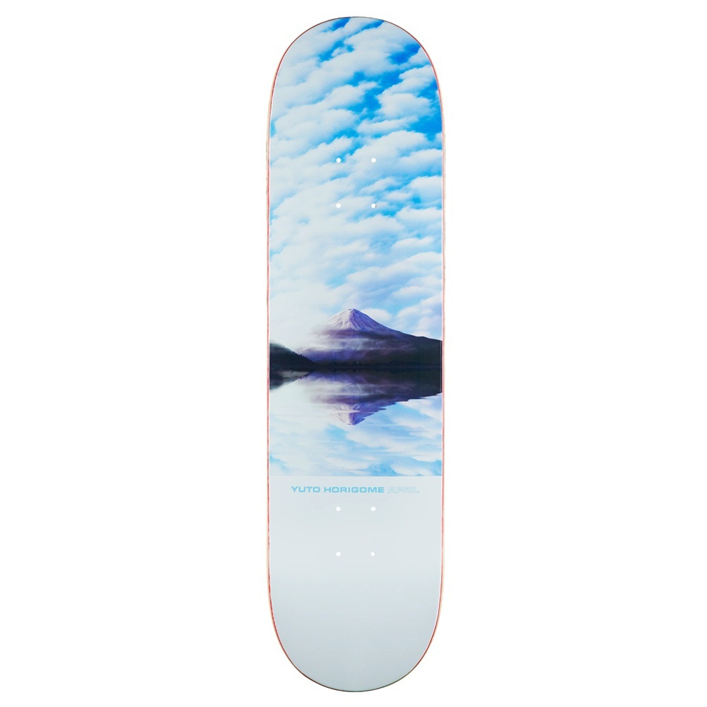 April Yuto Horigome Fuji 2 White 8.25 Skateboard Deck