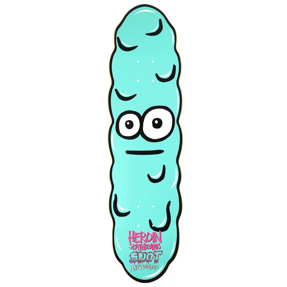 Heroin Lil Booger X Snot Egg 8.5 Skateboard Deck