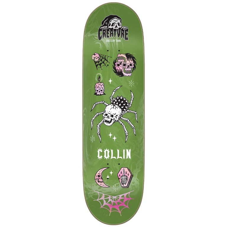 Creature Provost Creature Trippy Tanks VX 8.8 Skateboard Deck