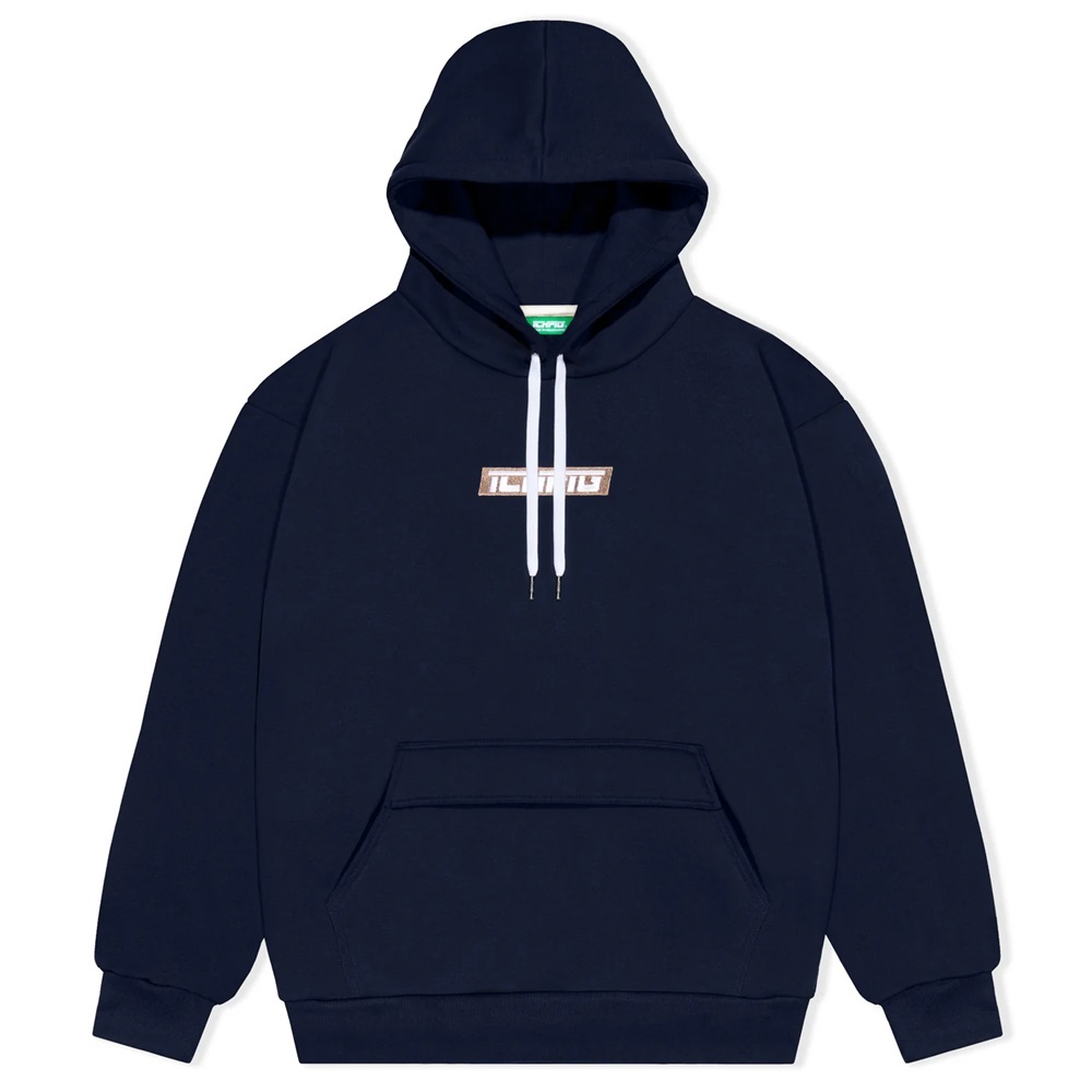 Ichpig Strike Anorak Navy Camel Hoodie