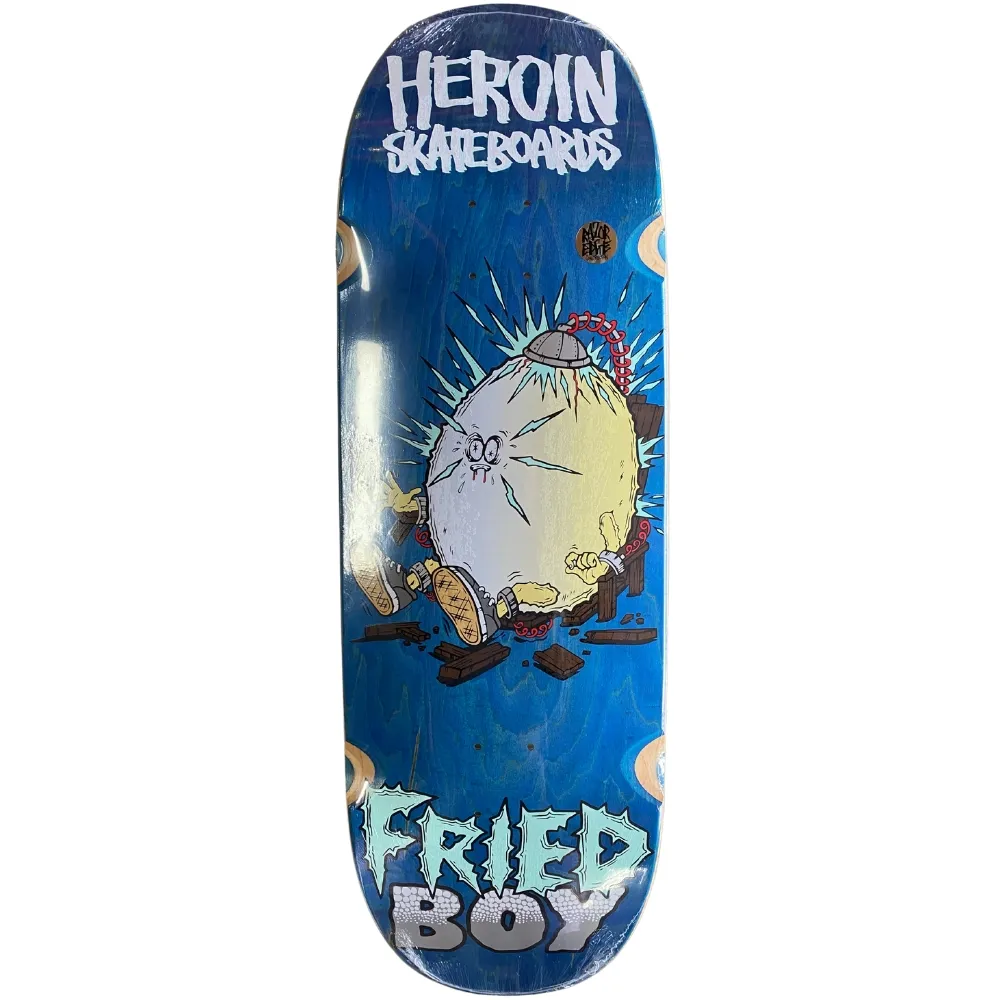 Heroin Fried Boy Blue 10.4 Skateboard Deck