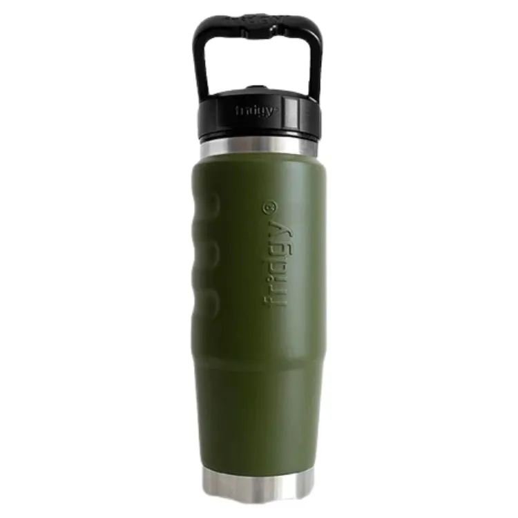 Fridgy 750ml Cruise Commando Green Stainless Steel Bottle