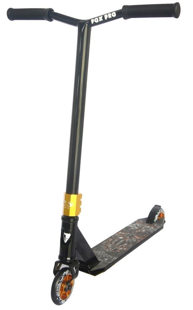 FOX PRO RAW 2.0 COMPLETE SCOOTER - BLACK GOLD + BONUS STAND | eBay