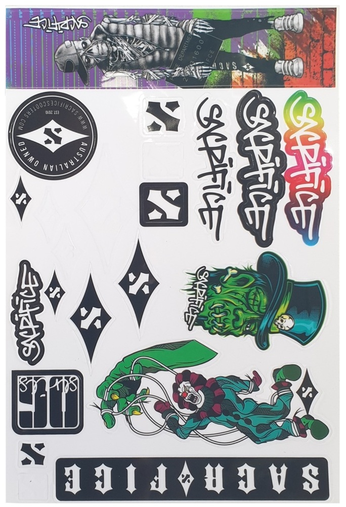 Sacrifice Sticker Sheet